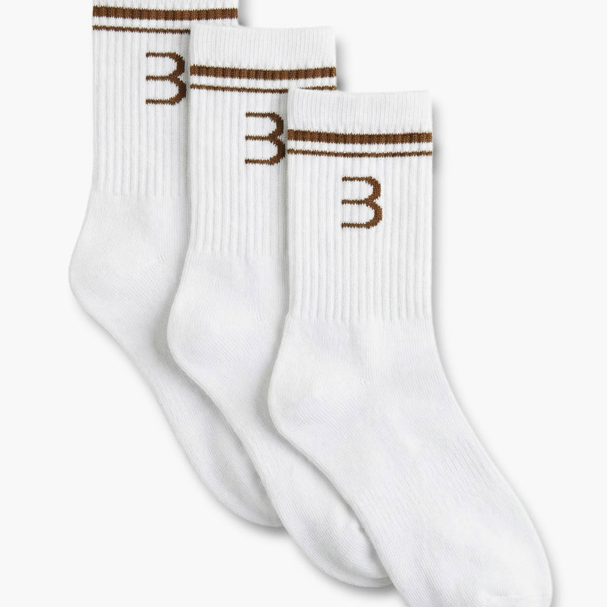 Essential Socks 3-Pack - White/Bronze – BOTA Official
