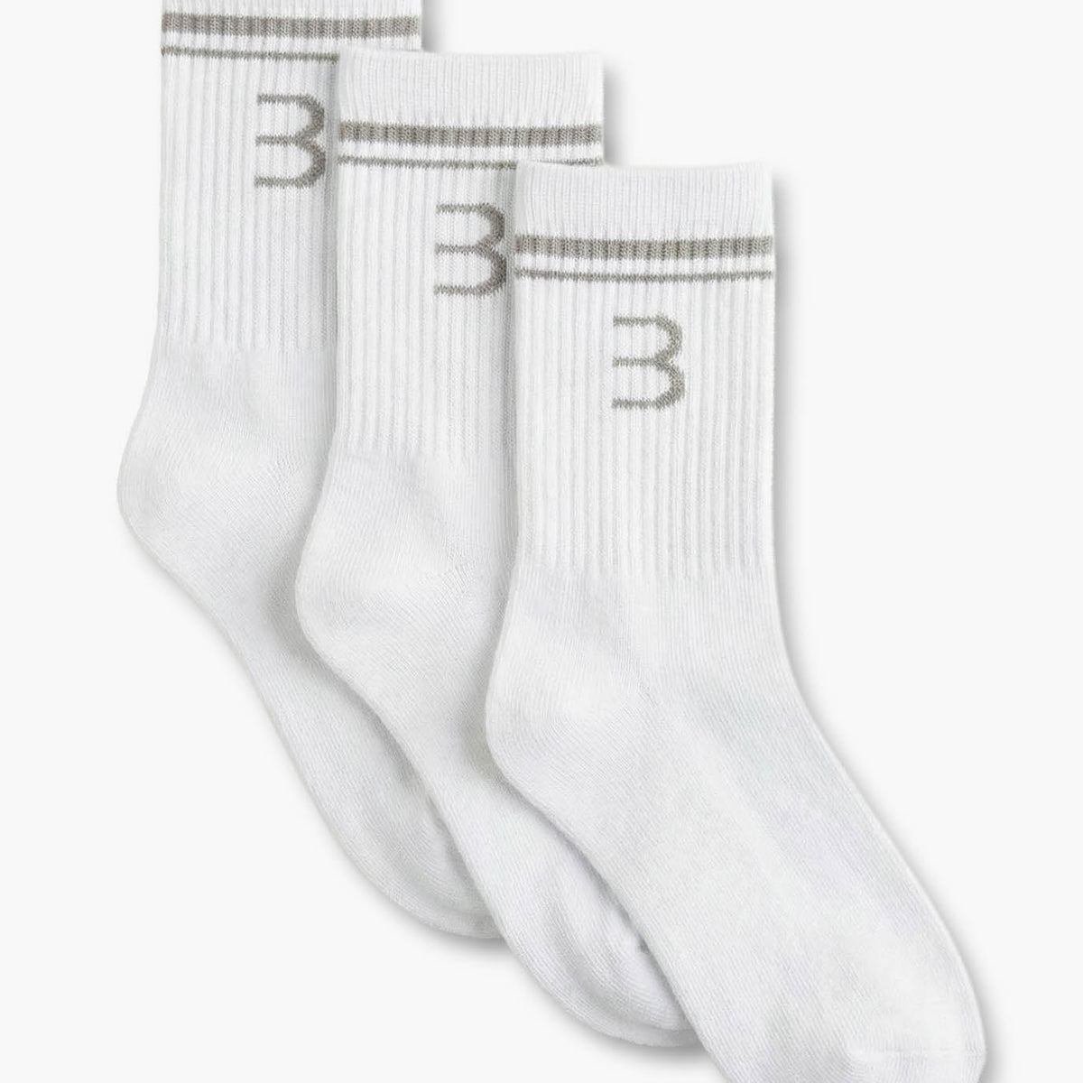 Essential Socks 3-Pack - White/Silver – BOTA Official